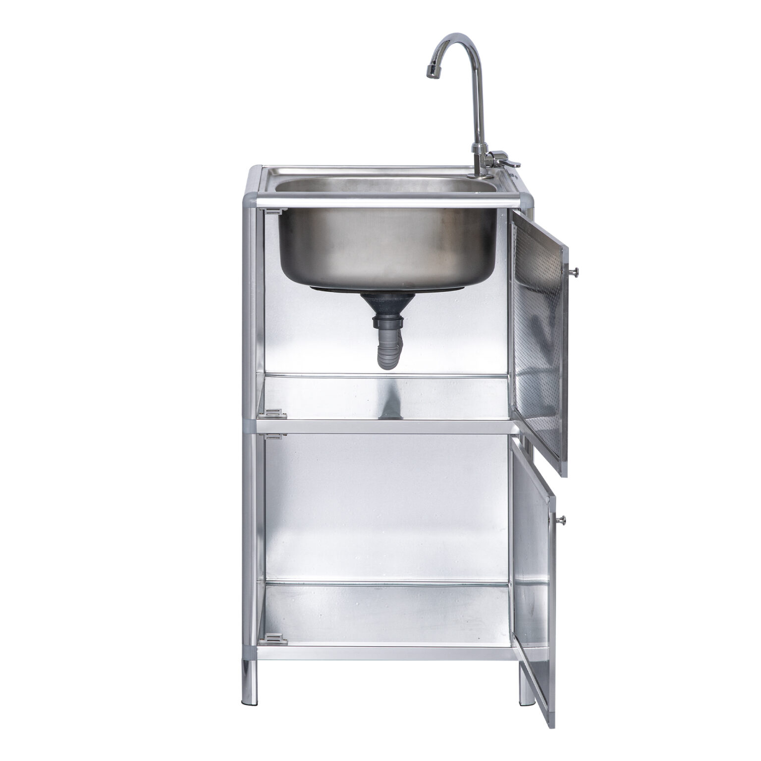 San-Yang Aluminum Rack with Sink 310011 - Sanyang