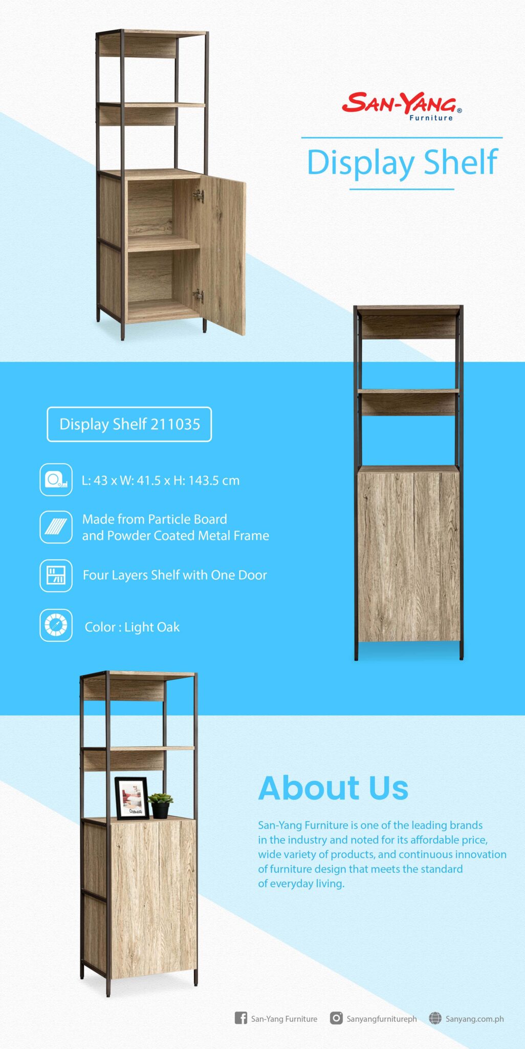 Display Shelf 211035 - Sanyang