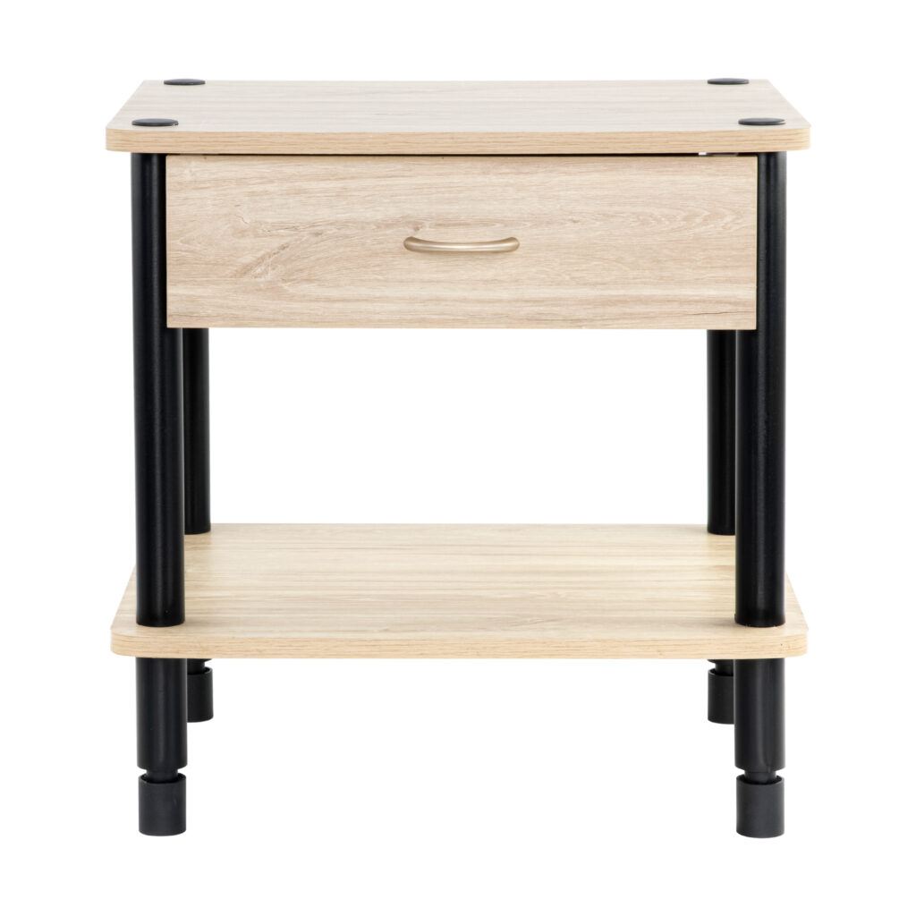 Side Table 200002 Ivory Oak - Sanyang