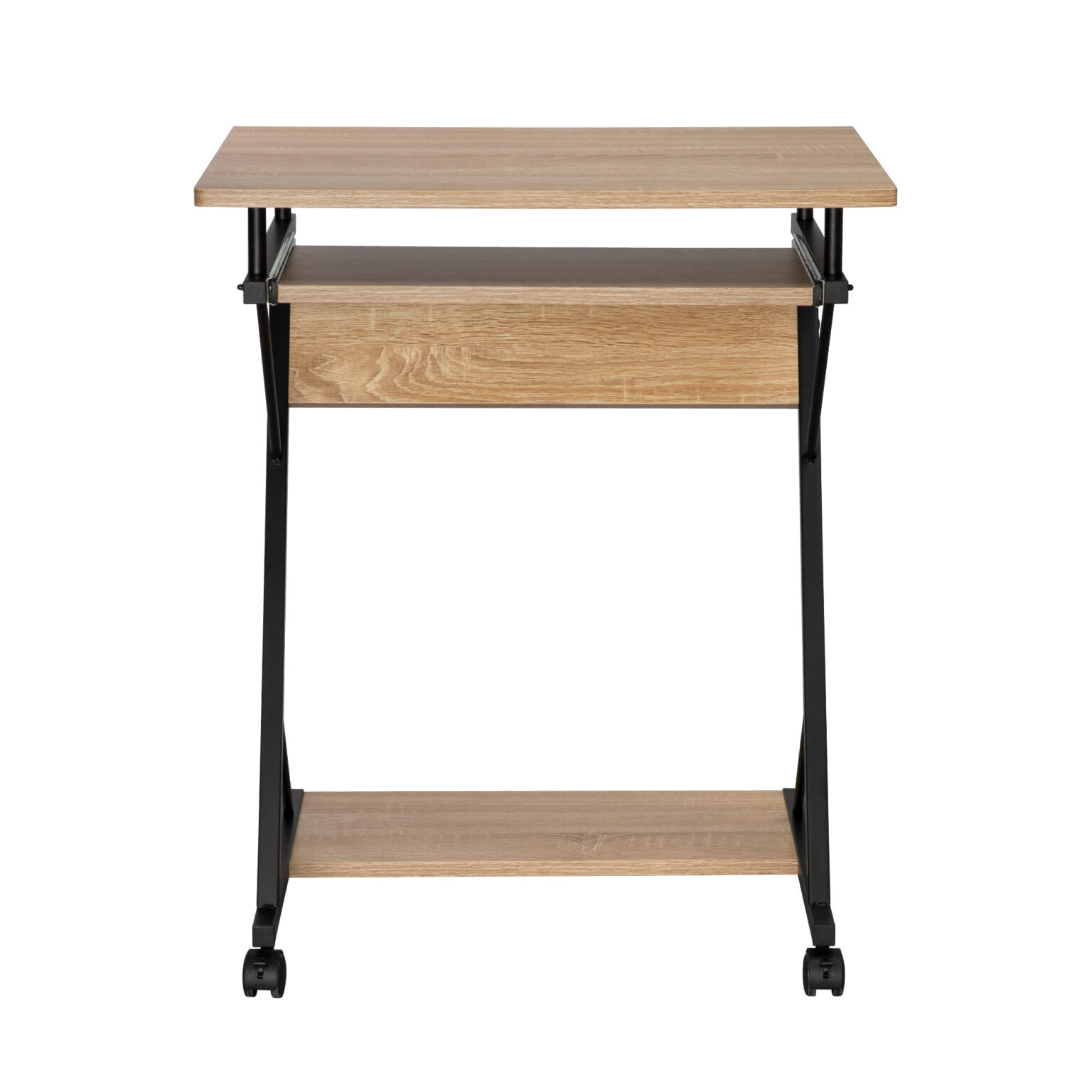 Computer Table 405303 (Oak and Black) - Sanyang