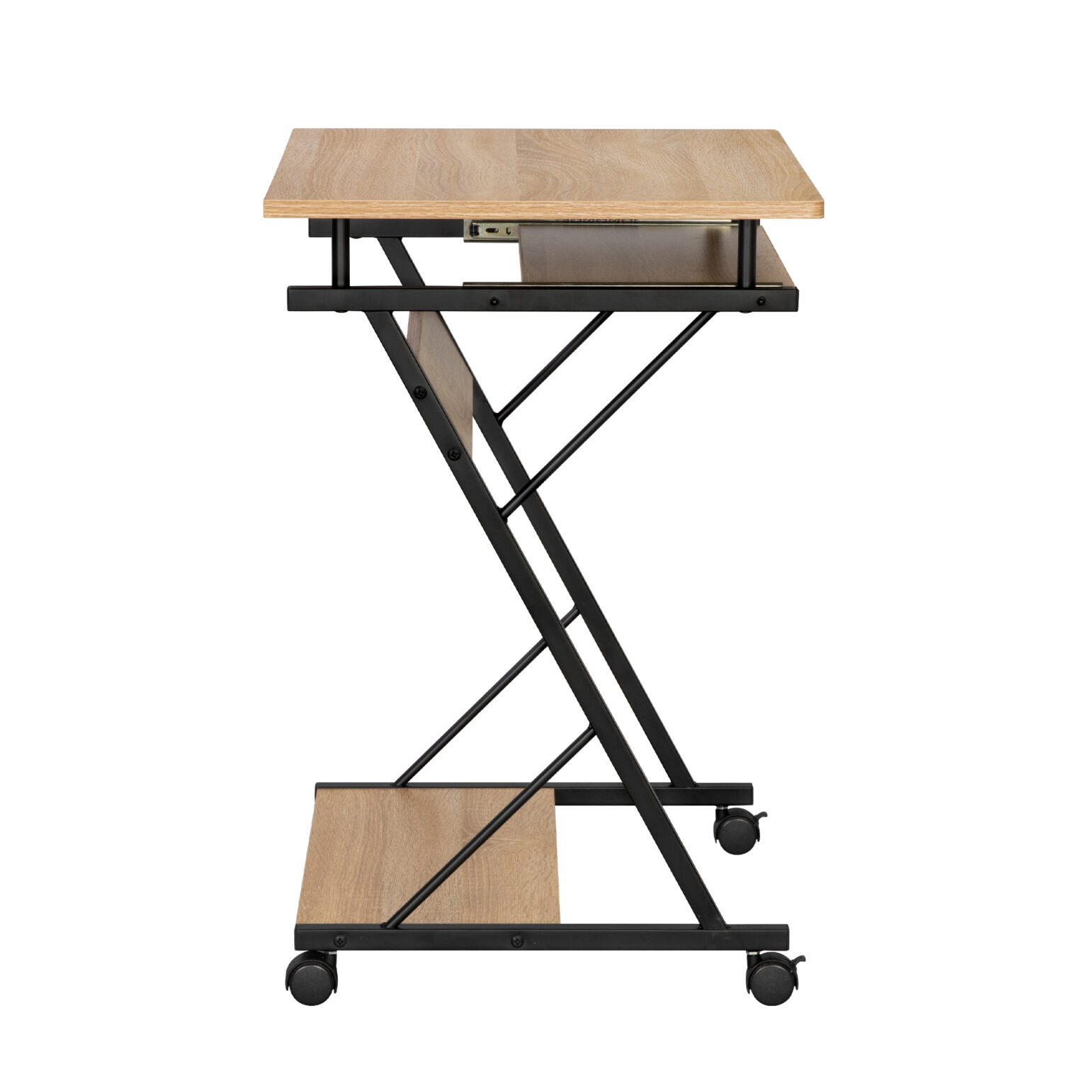 Computer Table 405303 (Oak and Black) - Sanyang