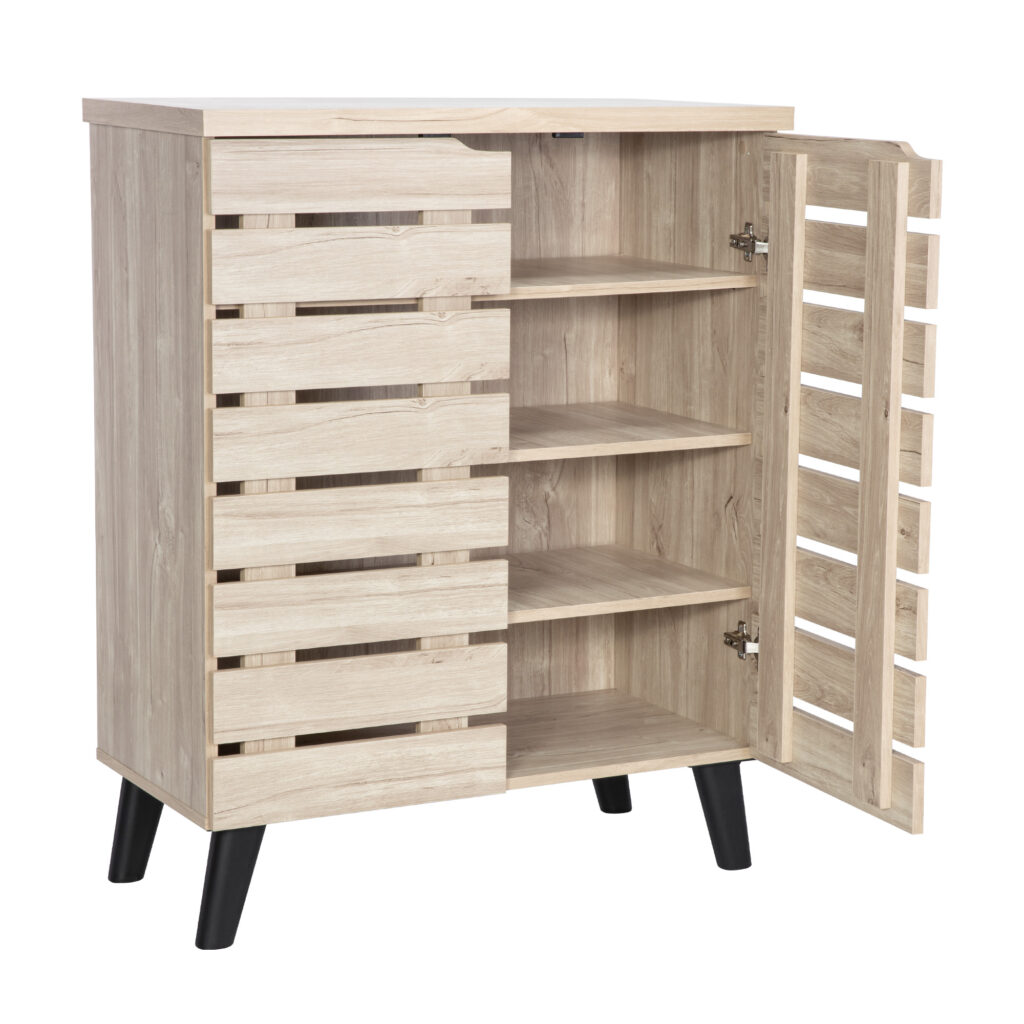 Shoe Cabinet 208508 Ivory Oak - Sanyang